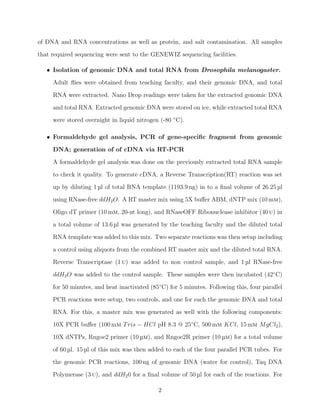 Molecular_bilogy_lab_report_2 | PDF | Chemistry | Science