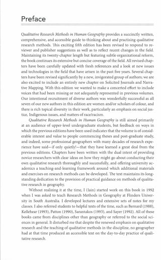 Qualitative Research Methods In Human Geography 5th Edition Iain Hay ...