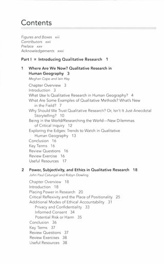 Qualitative Research Methods In Human Geography 5th Edition Iain Hay ...