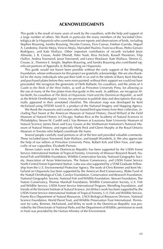 Birds Of The Dominican Republic Haiti Steven C Latta | PDF
