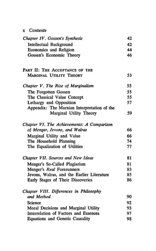 History Of Marginal Utility Theory Emil Kauder | PDF