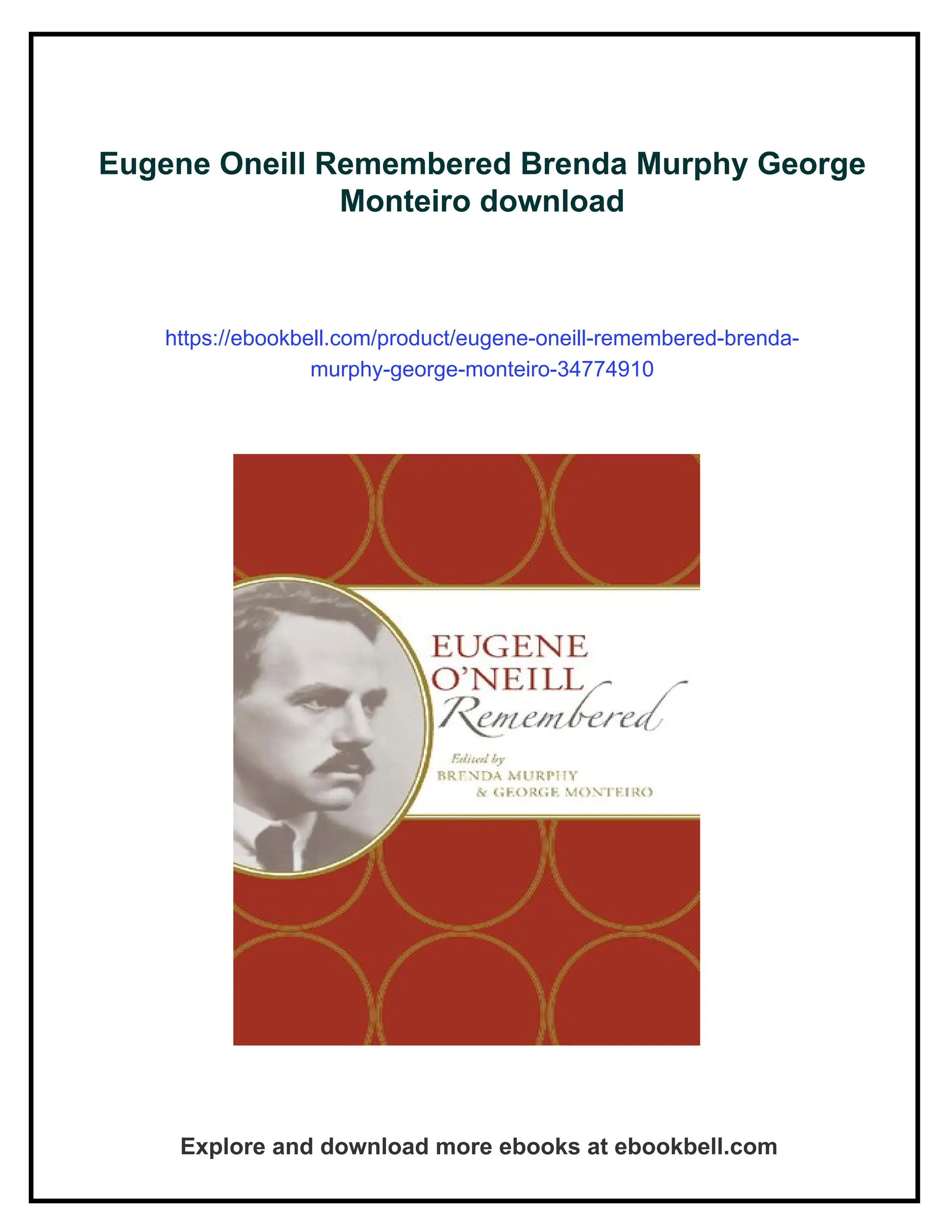 Eugene Oneill Remembered Brenda Murphy George Monteiro | PDF