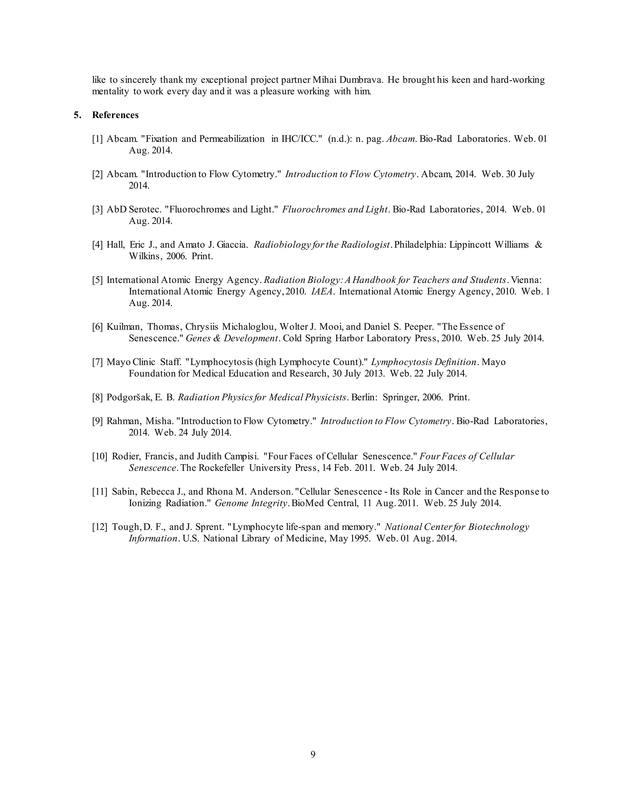 Cellular Senescence Paper | DOCX