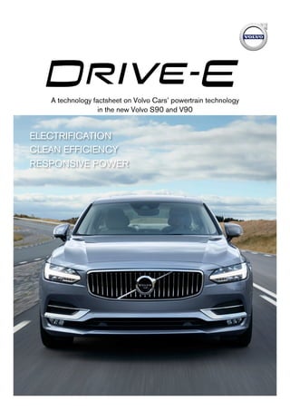 Volvo drive e factsheet volvo s90 and v90 | PDF