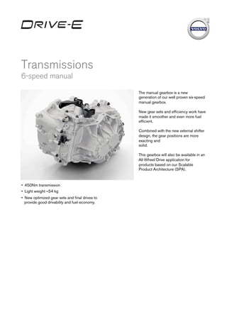 Volvo drive e factsheet volvo s90 and v90 | PDF