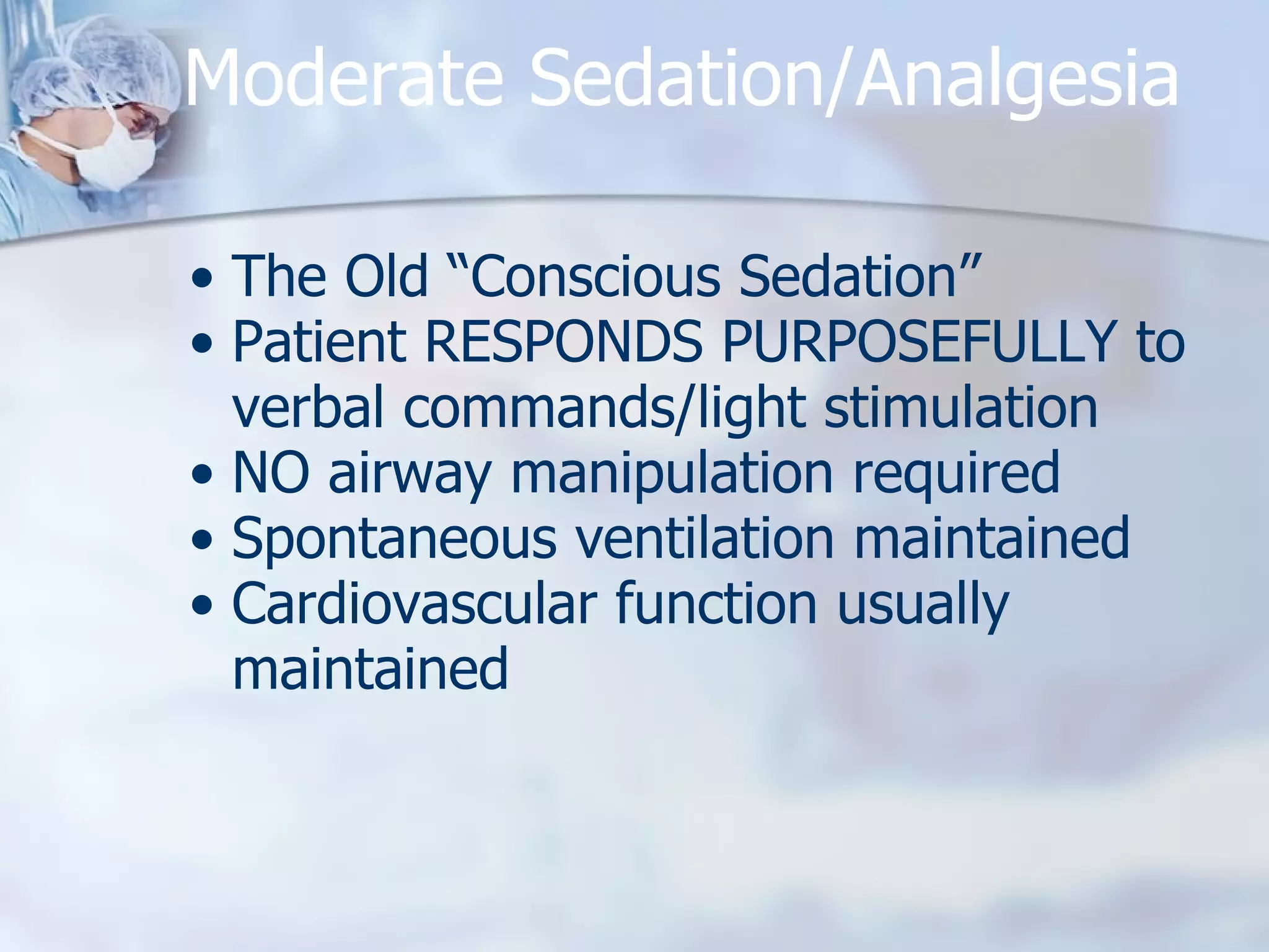 An Update on Procedural Sedation | PPT