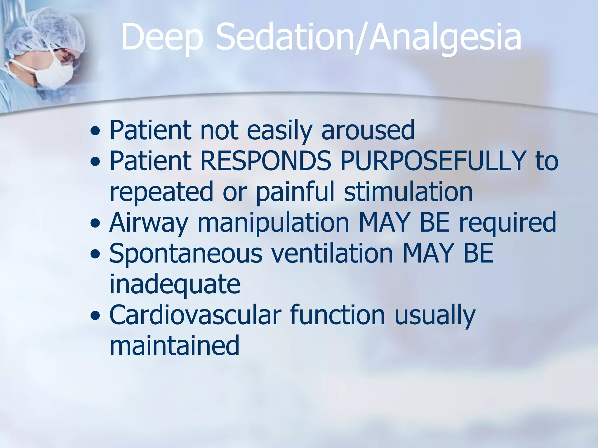 An Update on Procedural Sedation | PPT