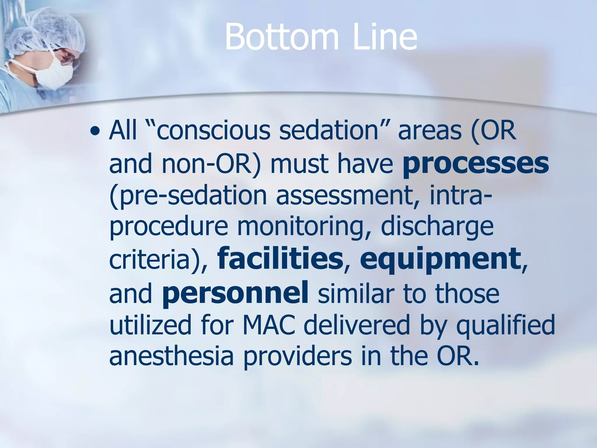 An Update on Procedural Sedation | PPT