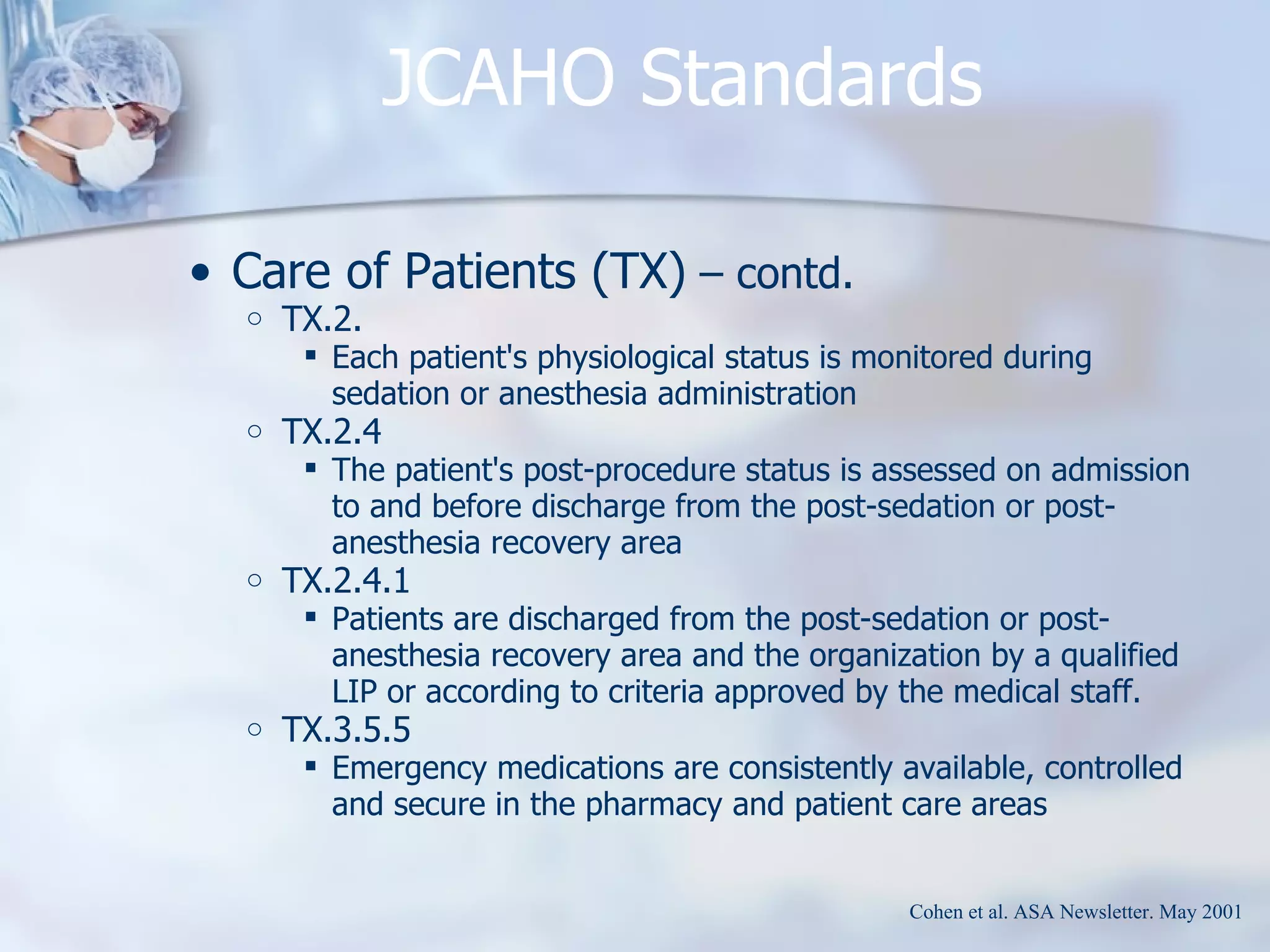 An Update on Procedural Sedation | PPT