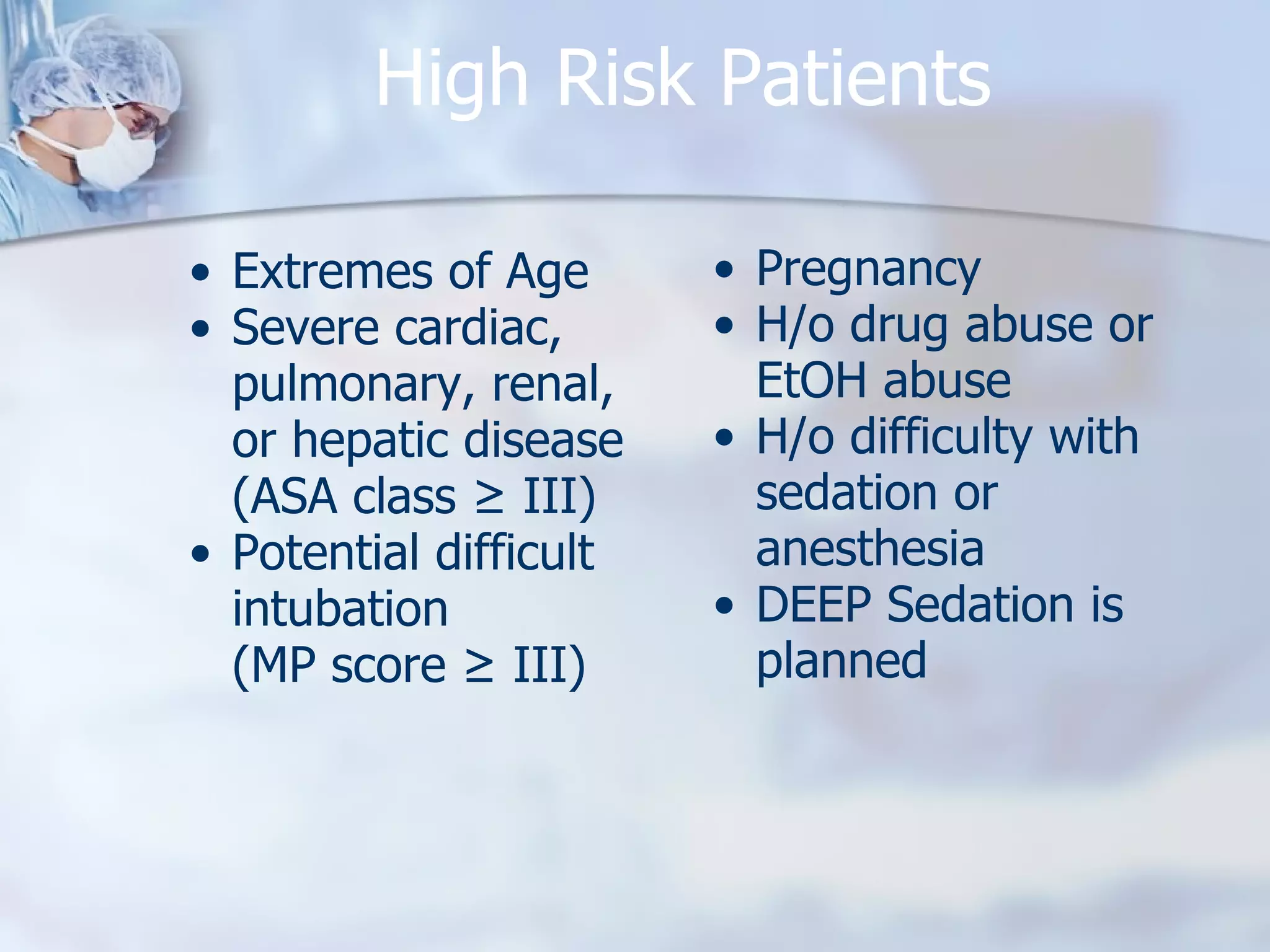 An Update on Procedural Sedation | PPT