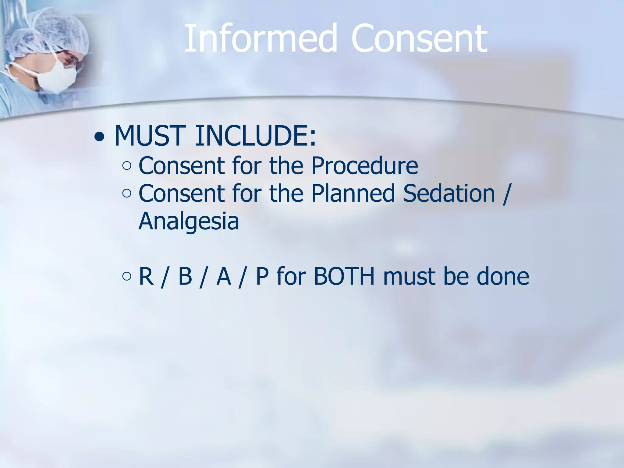 An Update on Procedural Sedation | PPT