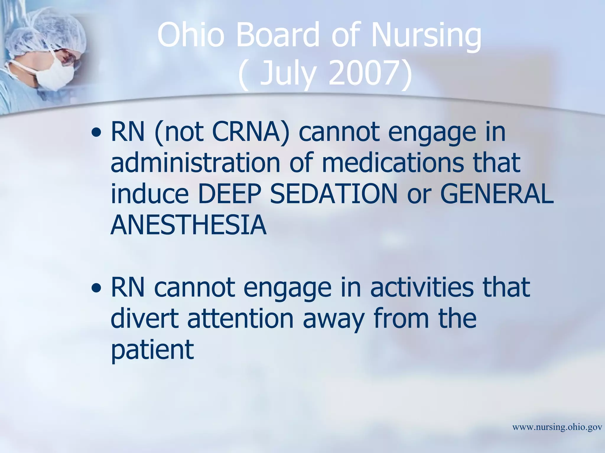 An Update on Procedural Sedation | PPT