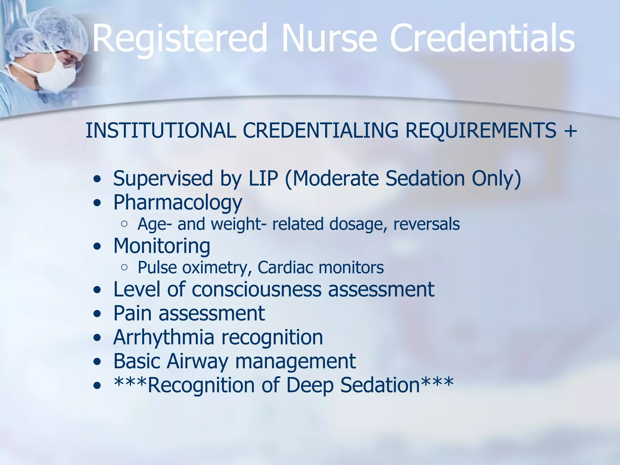 An Update on Procedural Sedation | PPT