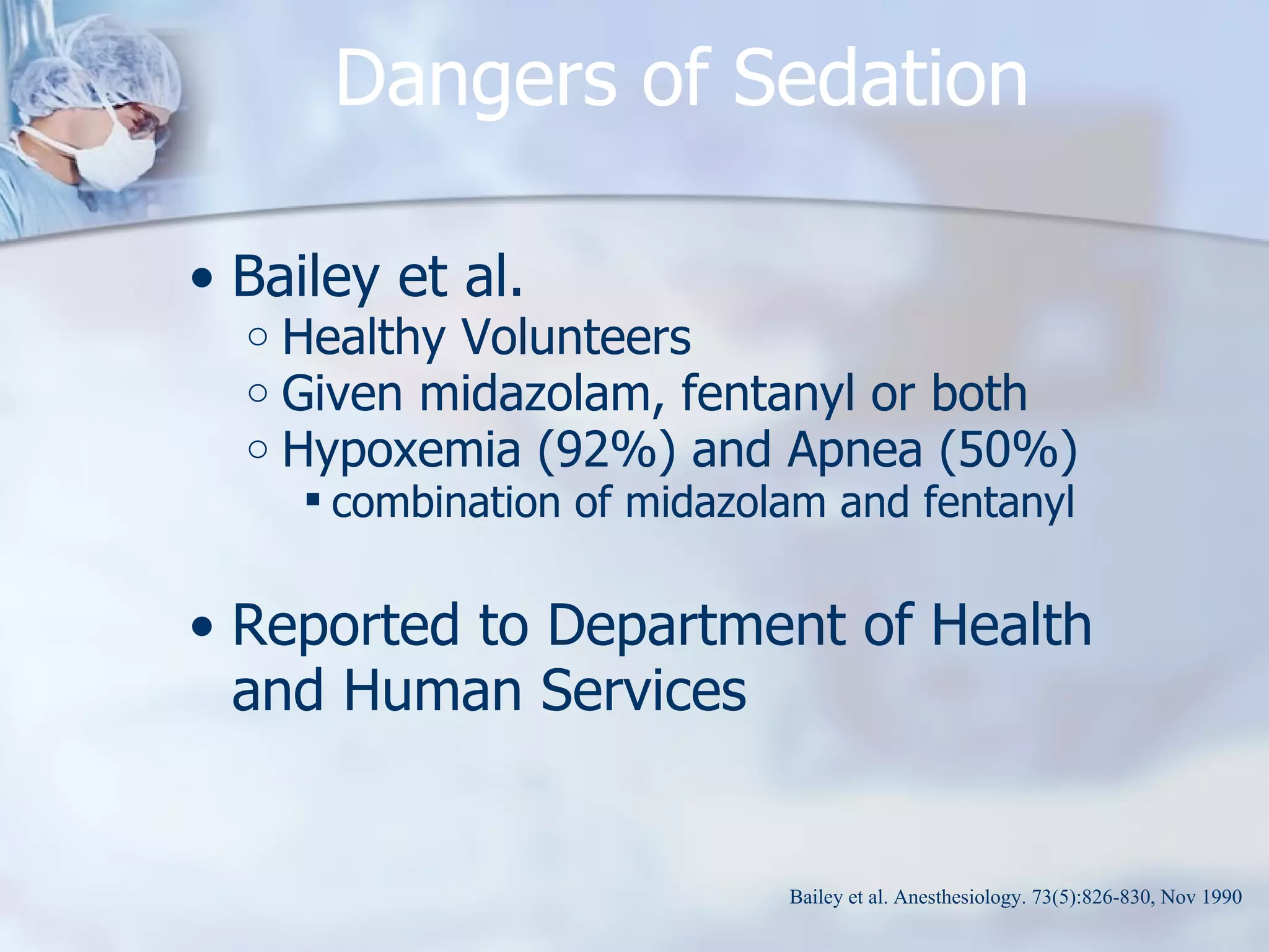 An Update on Procedural Sedation | PPT