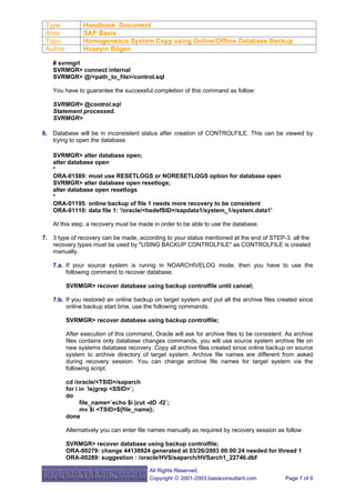 17398351 sap-system-copy-homcopyv1 | PDF