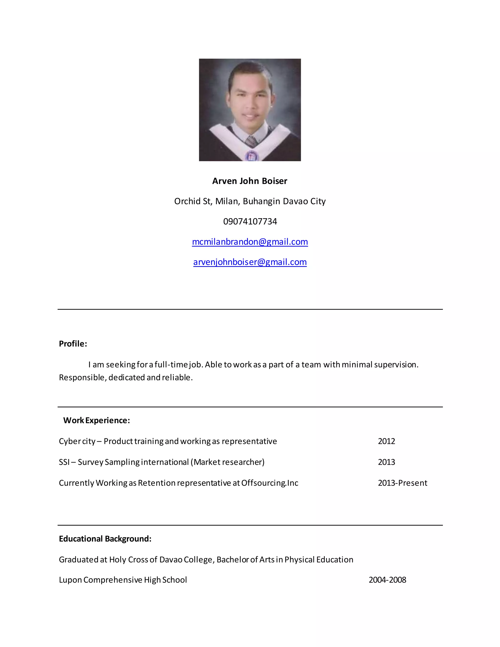 brandon resume final | DOCX