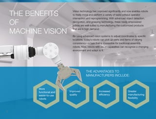 Machine Vision --How Intelligent Robots are Advancing Automation | PPT