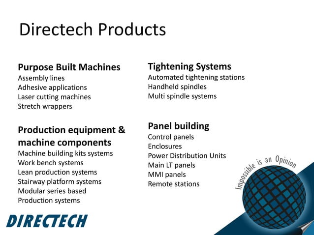 Directech Overview | PDF