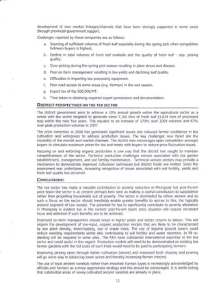 Phongsaly Tea Mountain Study Report | PDF