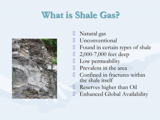 Shale Gas PPT | PPT