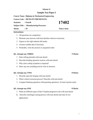 17402 manuafacturing process | PDF