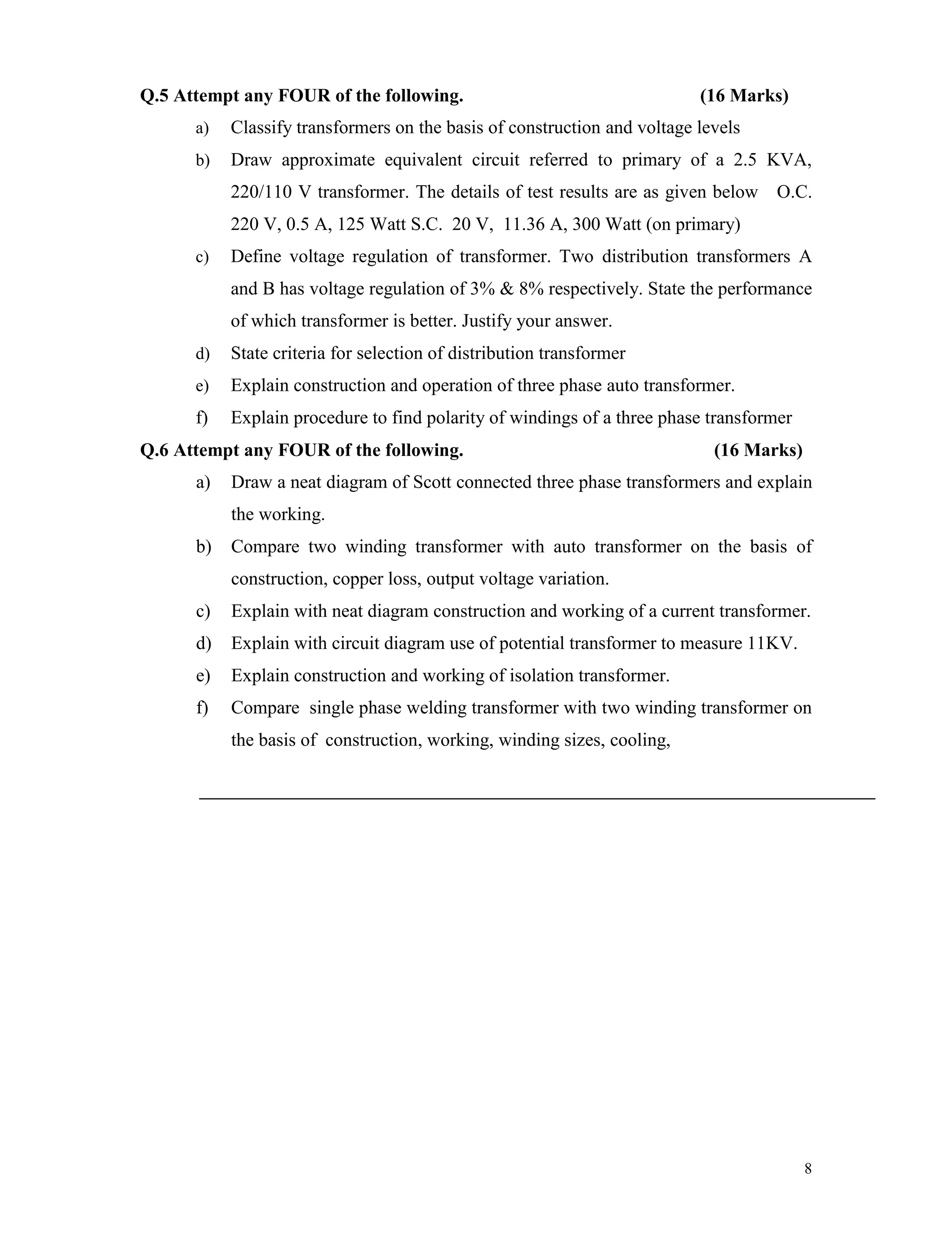 17415 d.c.machnes and transformer | PDF