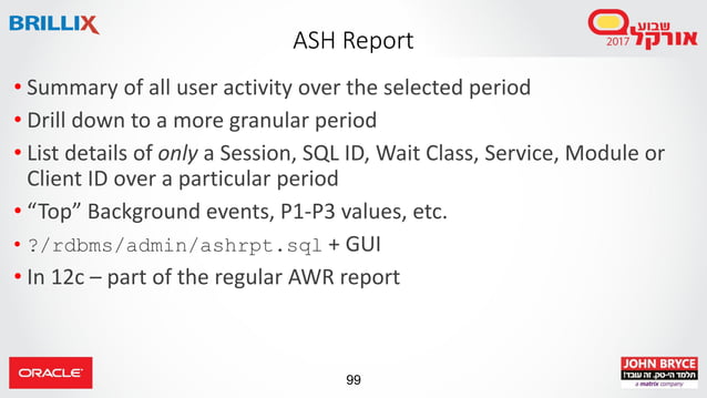 Oracle Database Performance Tuning Advanced Features And Best Practices