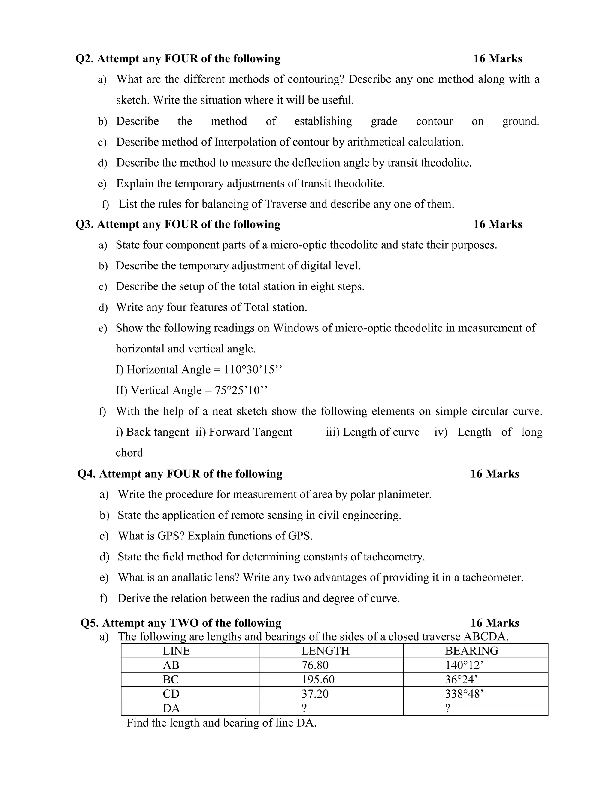 17419 advance surveying | PDF