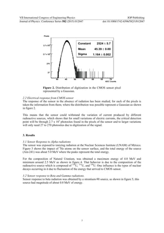 CMOS sensor as charged particles and ionizing radiation detector | PDF
