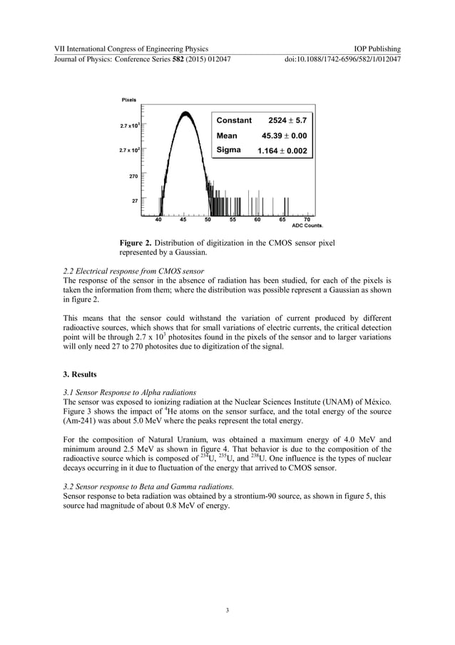 Cmos Sensor As Charged Particles And Ionizing Radiation Detector Pdf Free Download