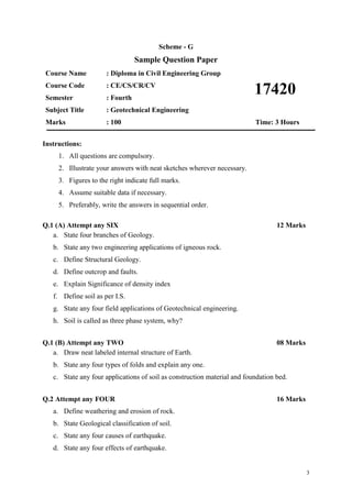 17420 geotechnical engineering | PDF