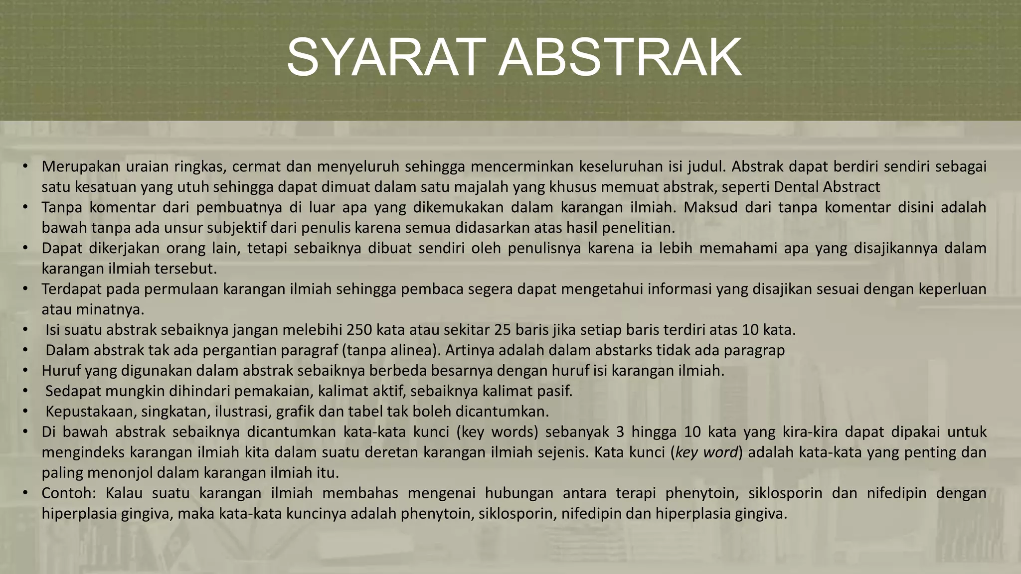 Ringkasan, Abstrak, dan Sintesis | PPTX