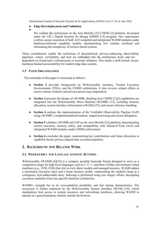 TRUST WITHOUT EXPOSURE: VERIFIABLEOBSERVABILITY WITH CAPABILITY ...