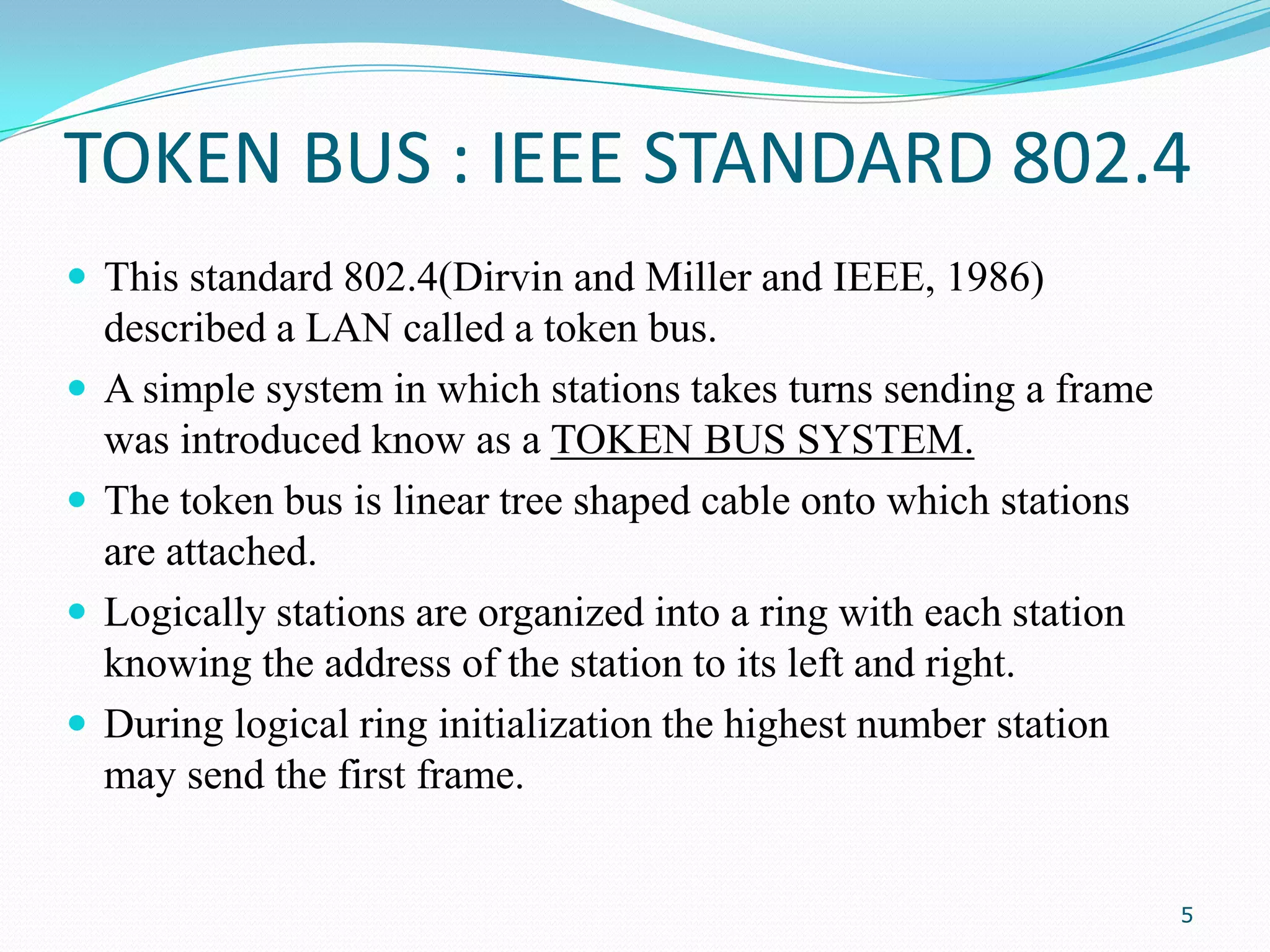 Token Ring : 802.5 | PPTX