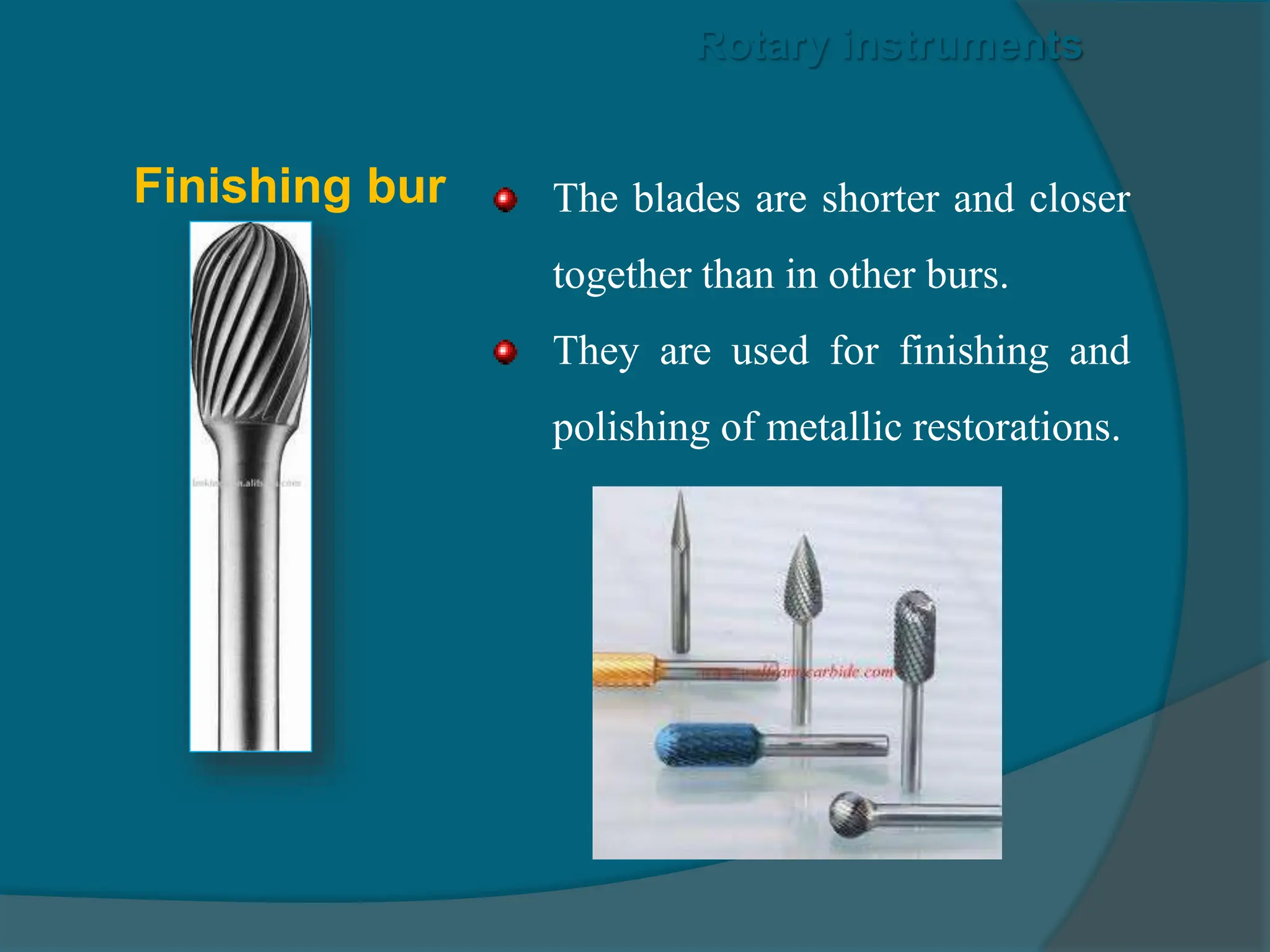 Rotary instruments for dentistry students | PPT