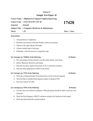 17428 computer hardware & maintenance | PDF