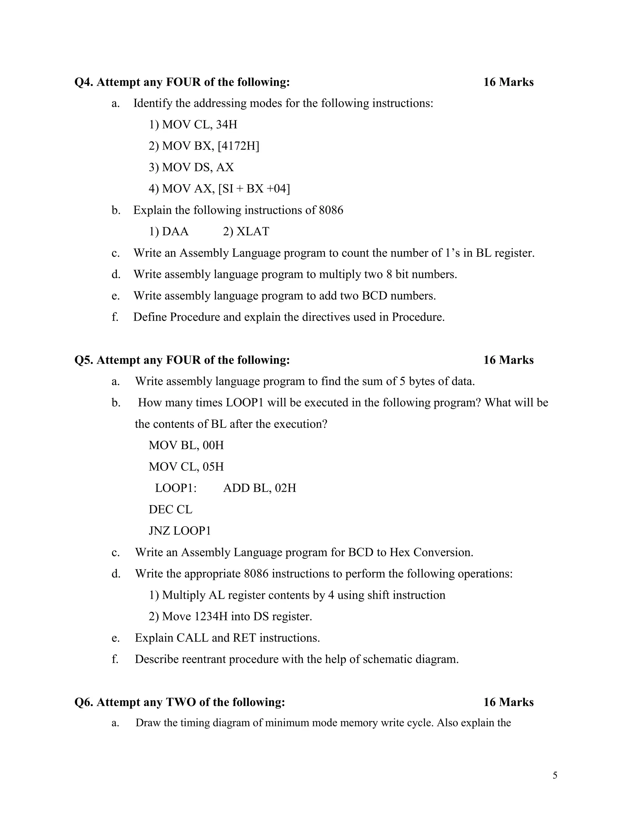17431 Microprocessor And Programming Pdf Programming Languages Computing