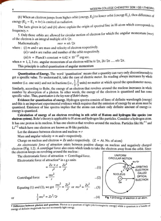 Modern College Chemistry Atomic Structure Part 1 Not Specified | PDF