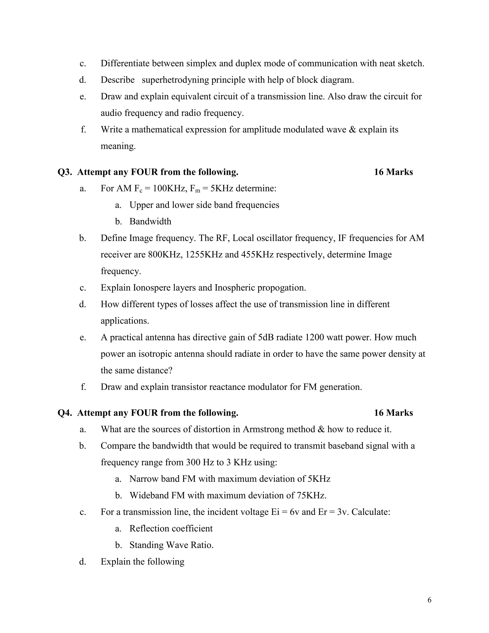 17440 analog communication | PDF | Physics | Science