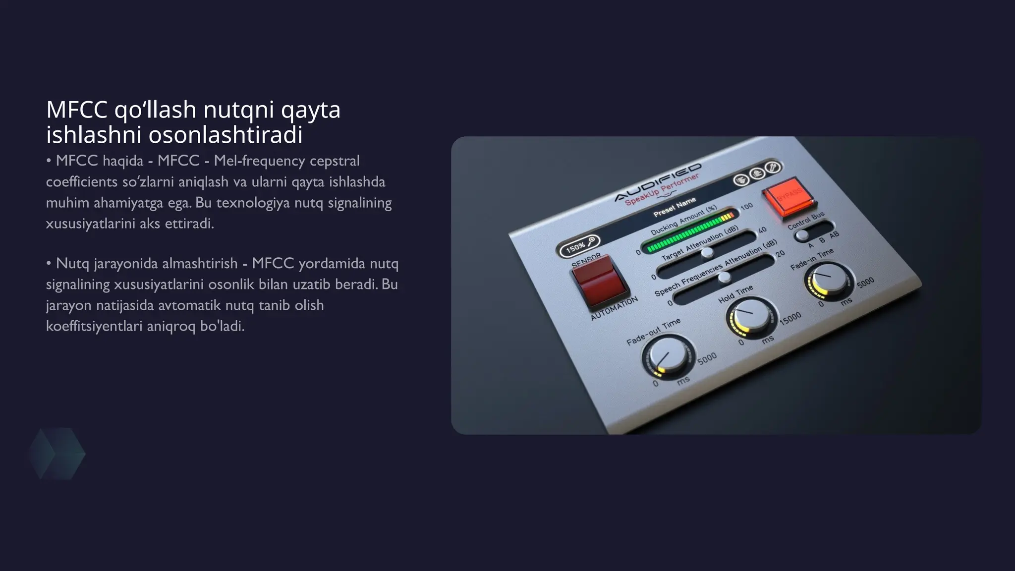 MFCC, frequency cepstral coefficients.pptx
