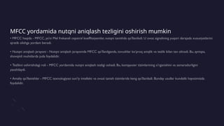MFCC, frequency cepstral coefficients.pptx