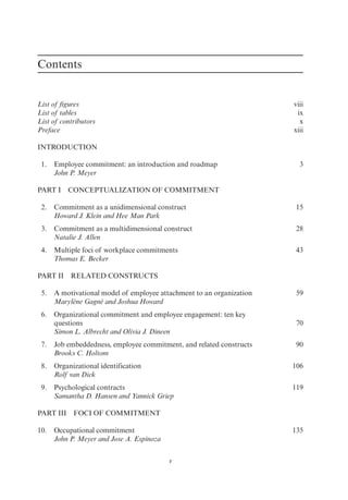 Handbook Of Employee Commitment John P Meyer Editor | PDF
