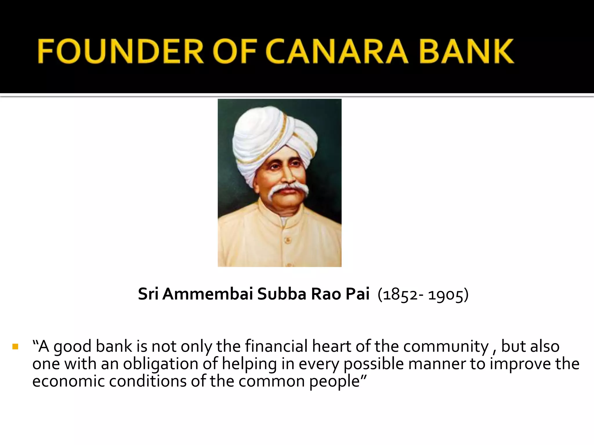 canara bank ppt | PPTX | Business Banking & Finance | Business