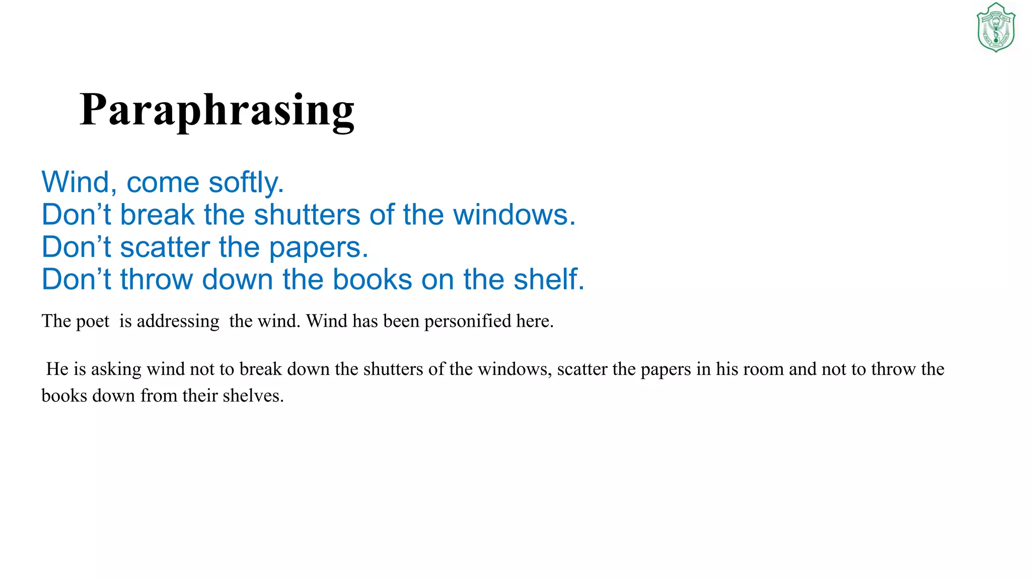 the wind class 9 | PPTX