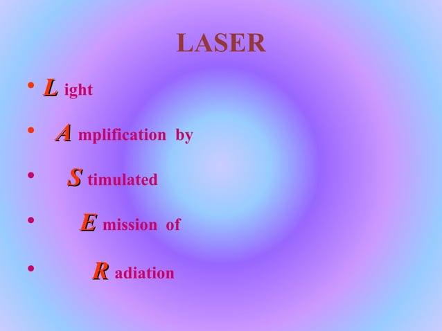Laser and it's application. | PPT
