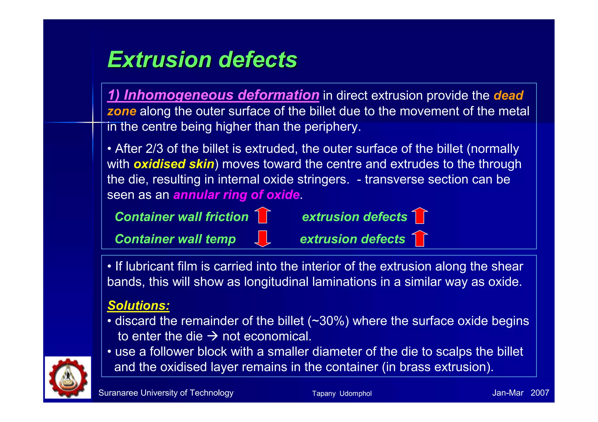Extrusion Processes | PDF