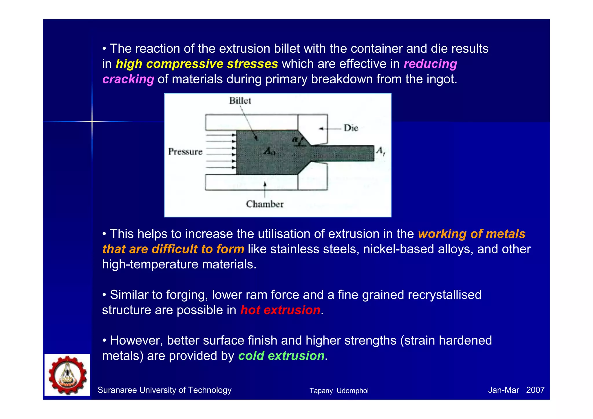 Extrusion Processes | PDF