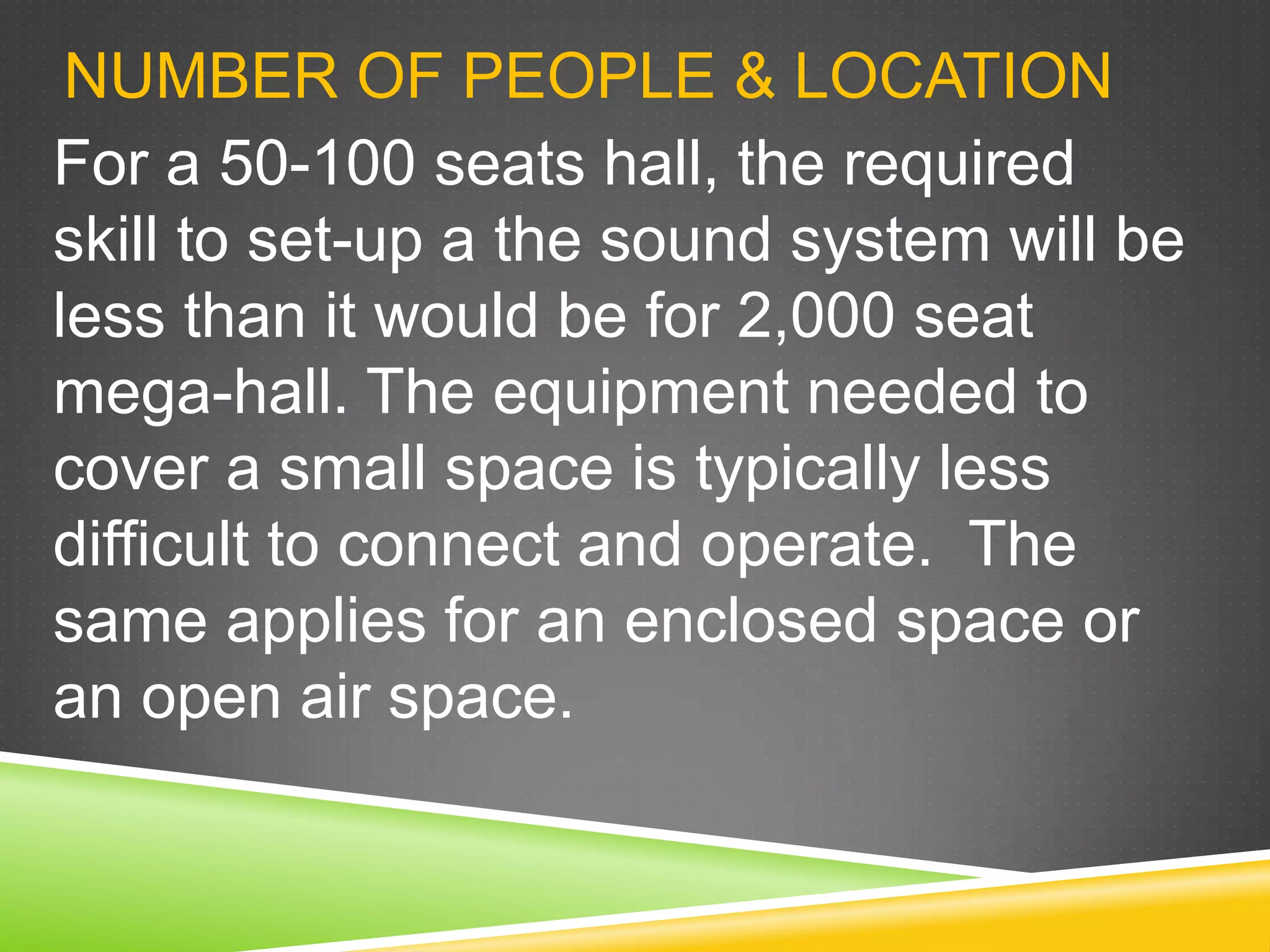 PA and sound system | PPT