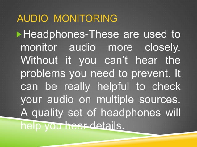 PA and sound system | PPT