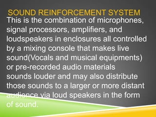 PA and sound system | PPT